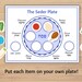 Interactive Passover Pesach and Seder Plate Learning Activity | Jewish ...