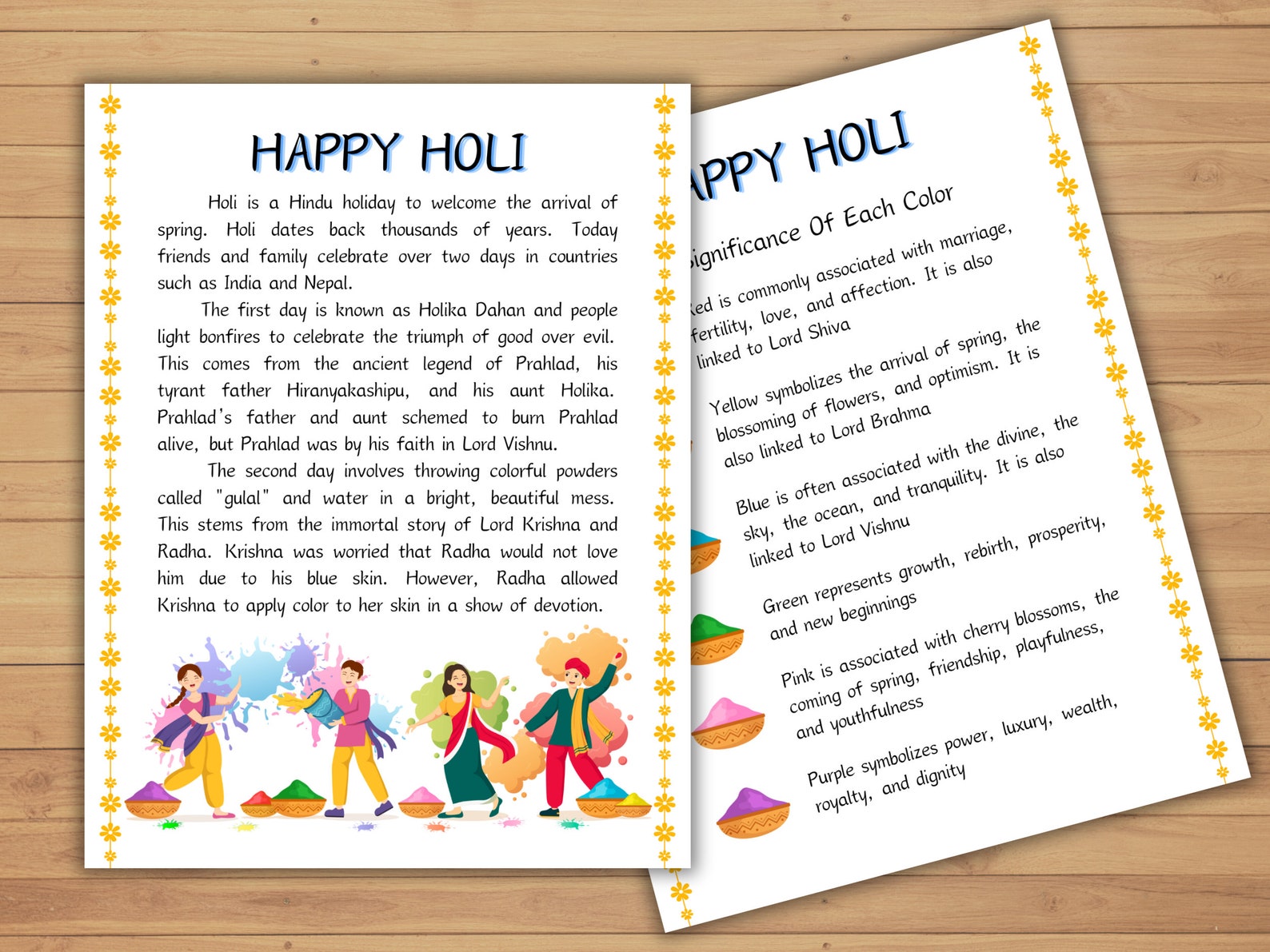 Happy Holi Sign | Hindu Spring Festival | Holi Poster | Indian Holiday ...