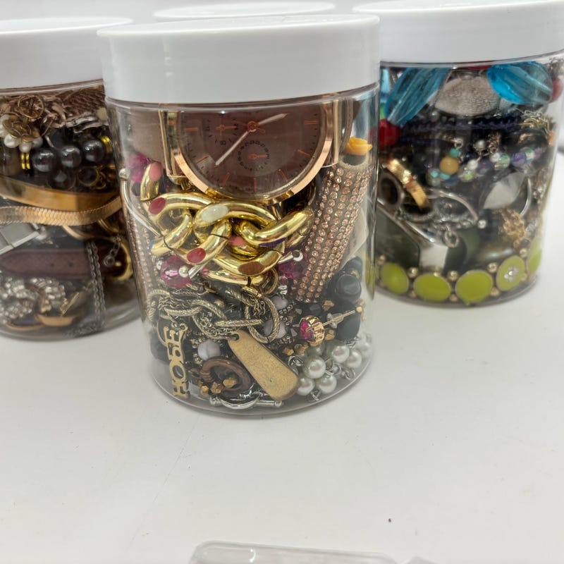 Gold Jewellery Mystery Jars - Etsy