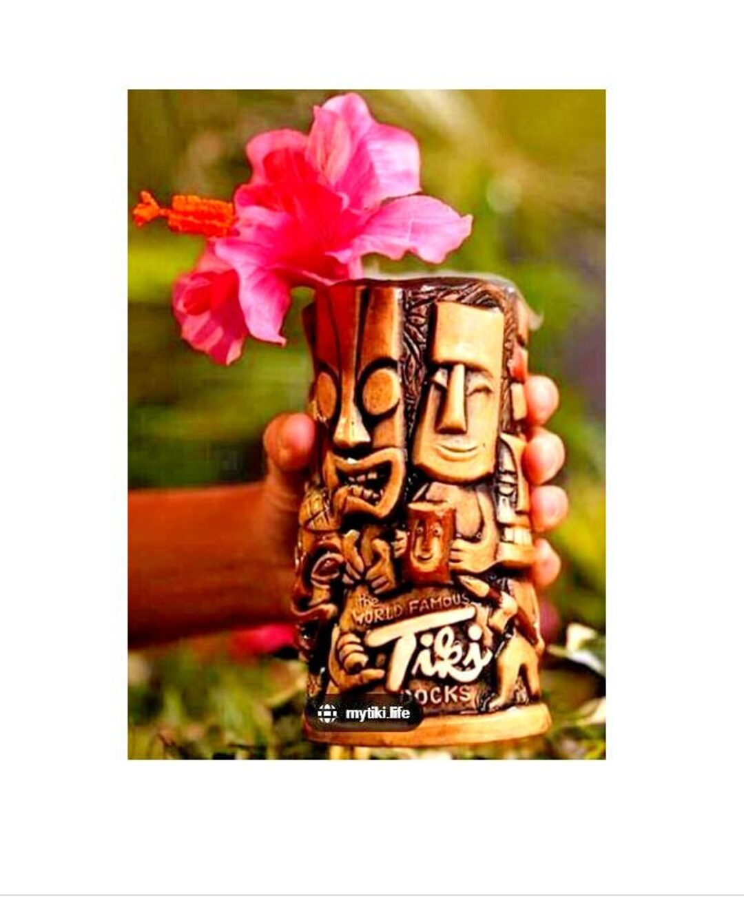 Handmade Fun TIKI DOCKS Fog Cutter 2023 Tiki Mug Cup W/ Tiki Bob-john ...