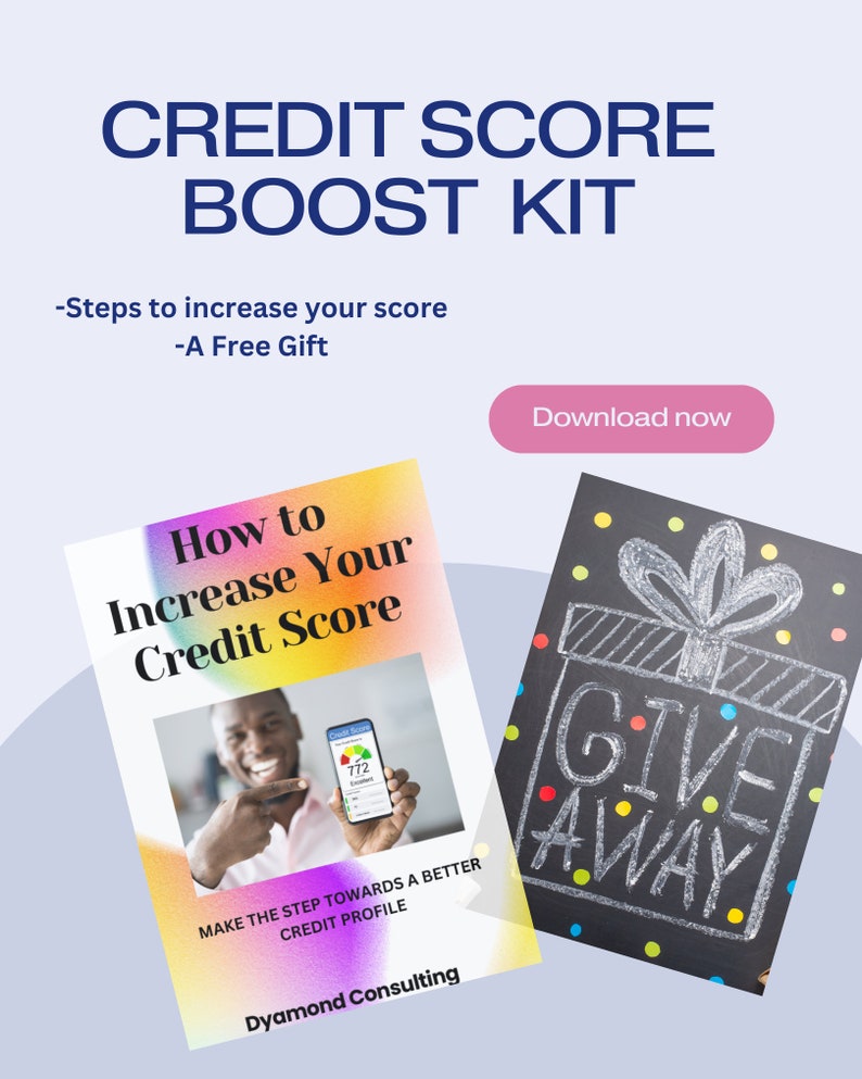 CREDIT SCORE BOOST Kit | Printable Credit Score Improvement Kit ...