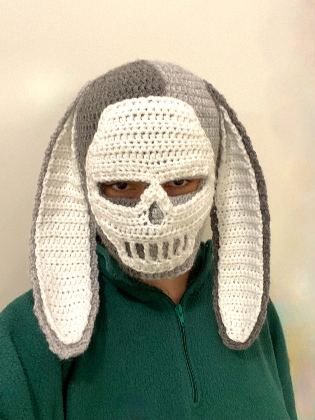 Skull Bunny Mask Crochet - Etsy