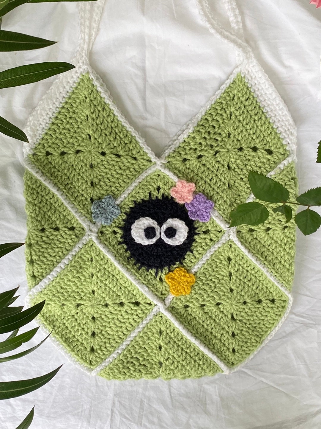 Crochet Susuwatari Tote Bag - Etsy