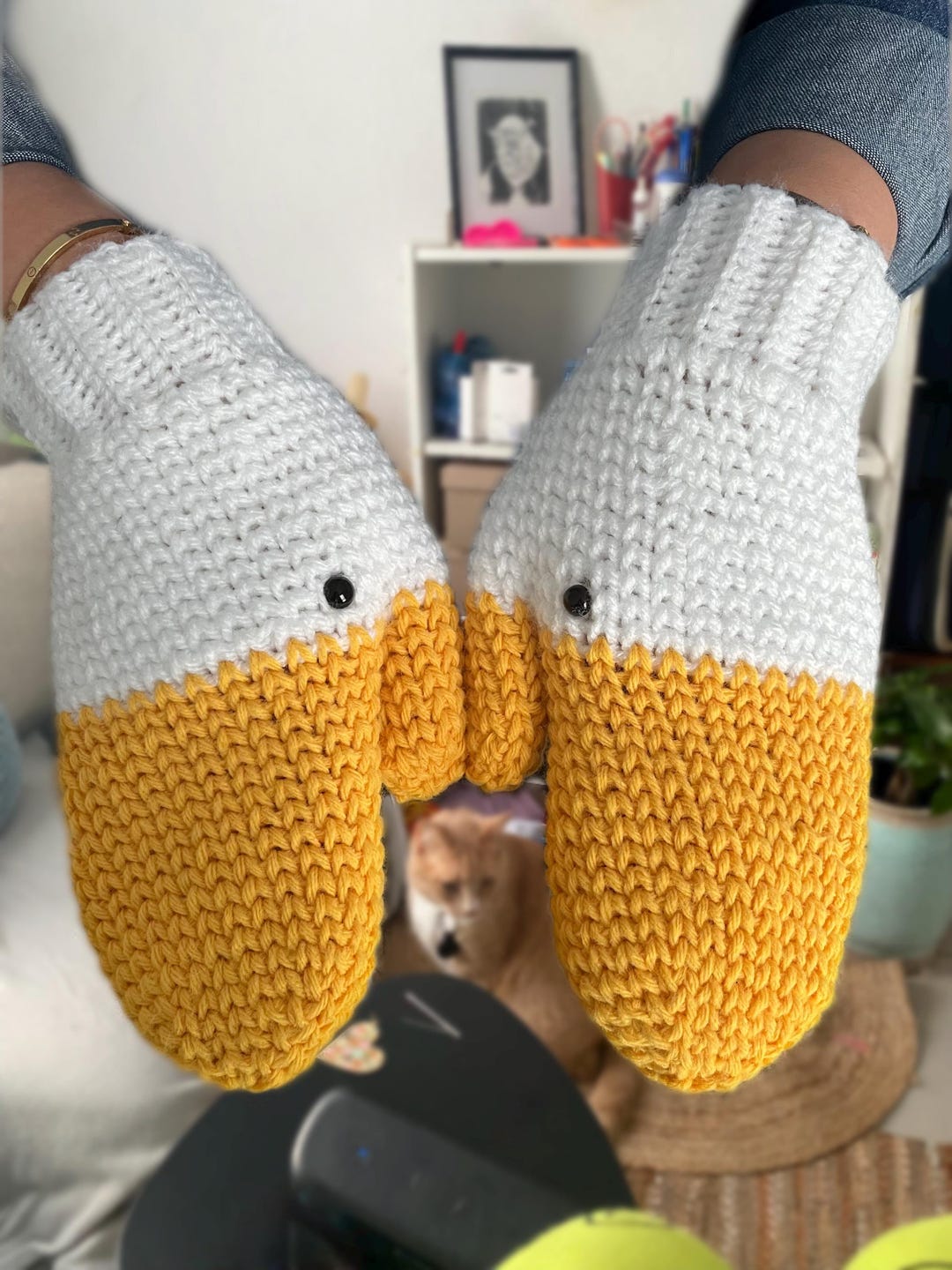 Goose Mittens Crochet - Etsy