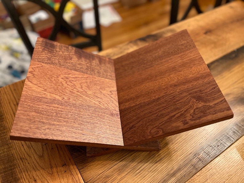 Handcrafted Open Book Wooden Display Stand - Etsy