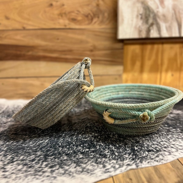 Lariat Rope Basket - Etsy