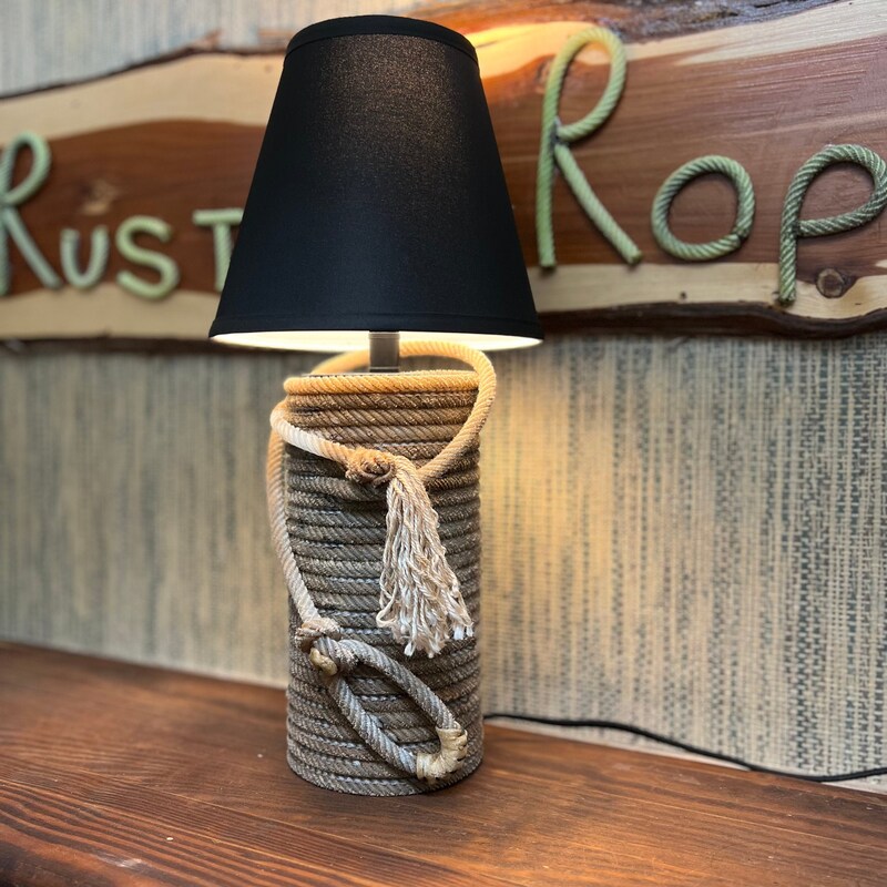 Rope Lamp - Etsy