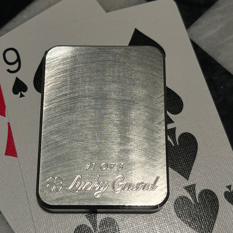 Custom Poker Card Guard, Lucky Guard Krown. USA MADE - Etsy UK