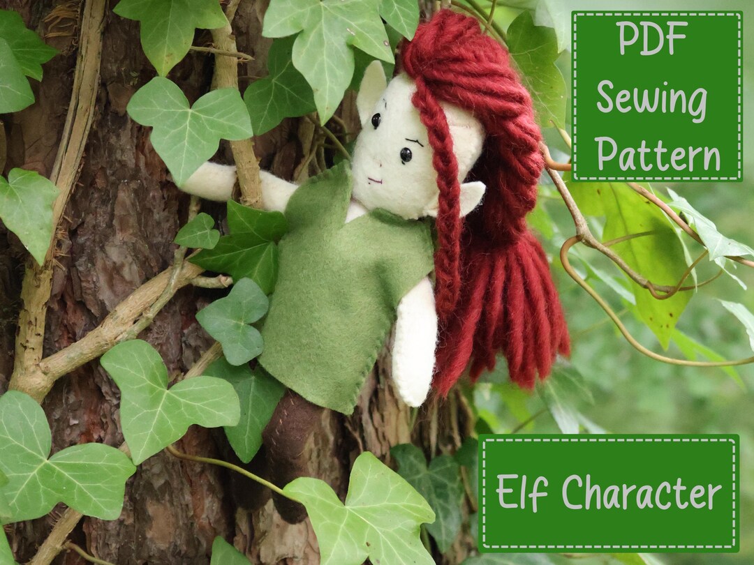 Elf Character - Dnd Felt Doll PDF Pattern, for Roleplaying Games ...