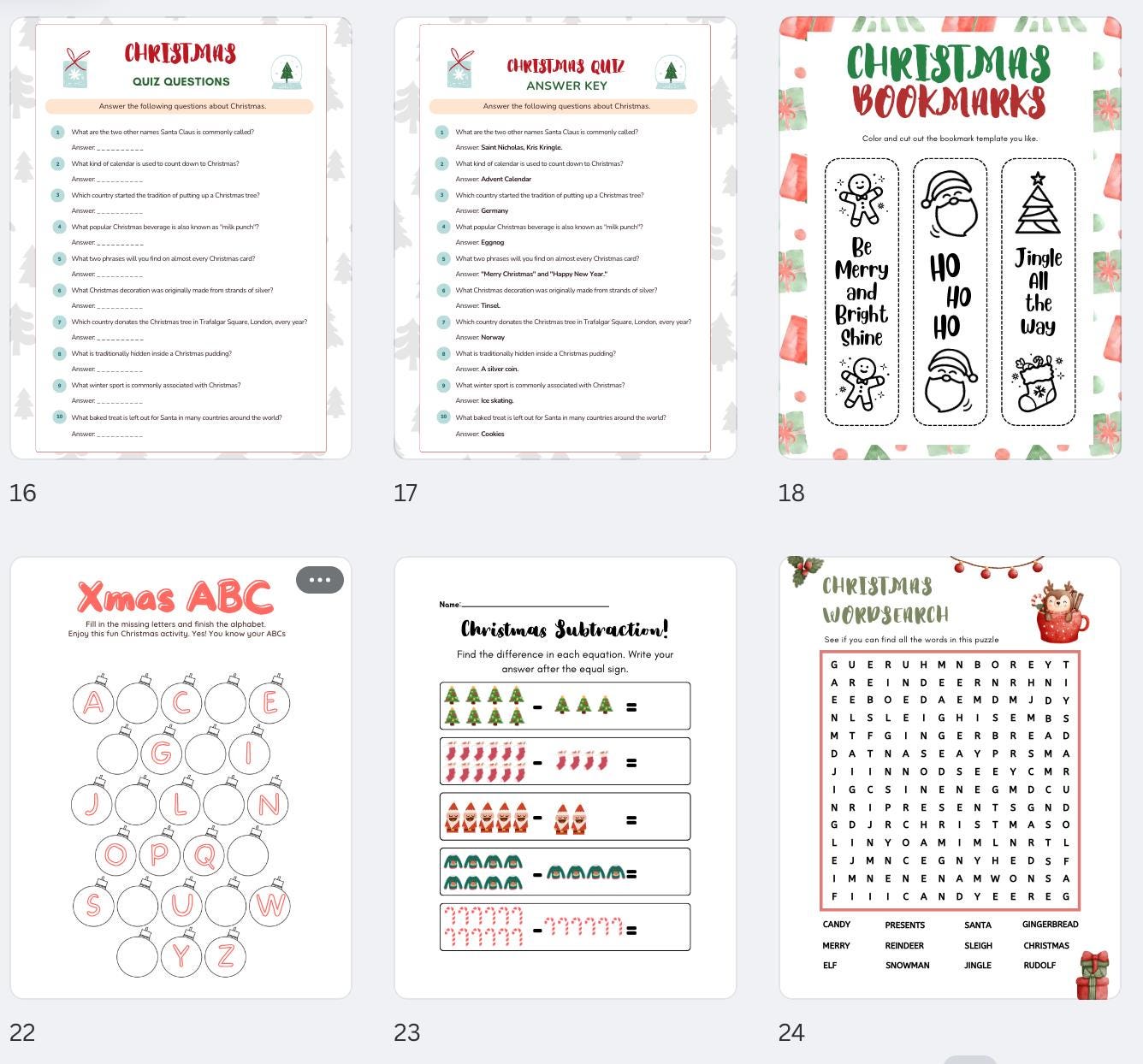 Christmas Activity Book for Kids – Crafts, Colouring, Baking, Math, and ...