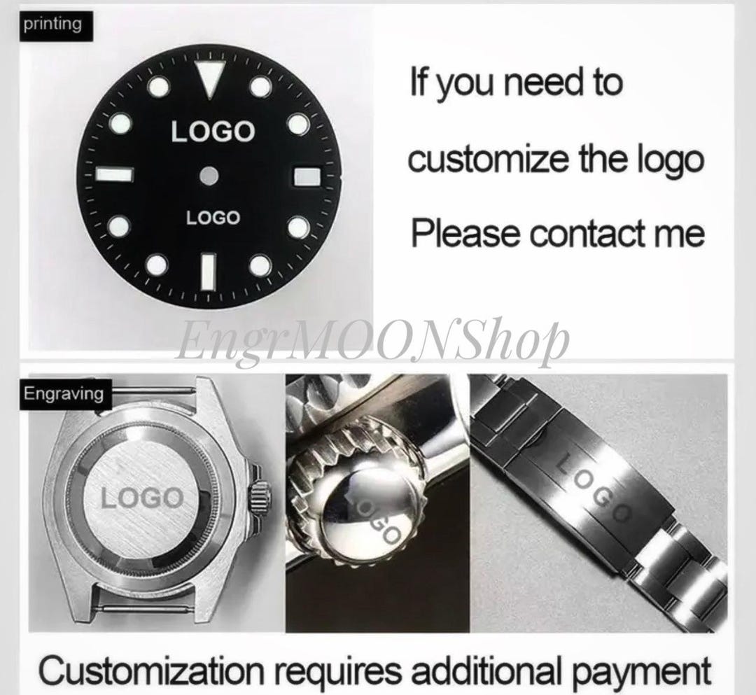 Mod Watch | Custom Watch | Automatic Mod | Personalized Dial | Luminous ...
