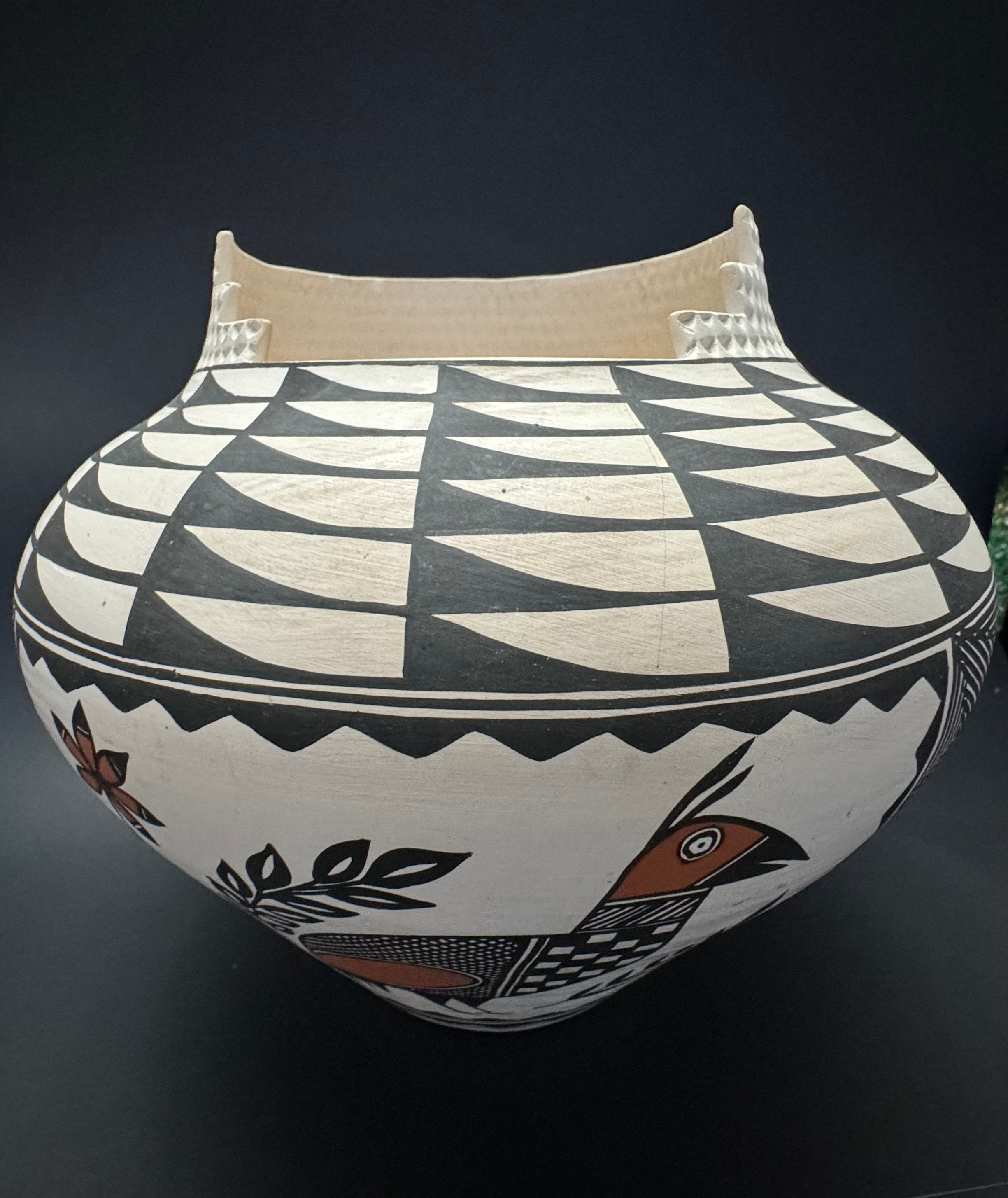 Acoma Pueblo Pottery, M. Vallo, Artist. New Price! - Etsy