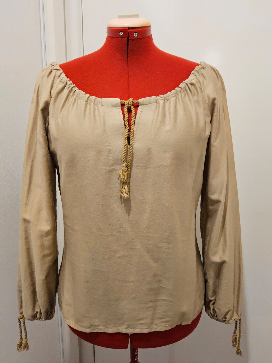 Handcrafted Medieval Peasant Blouse Size Small - Etsy