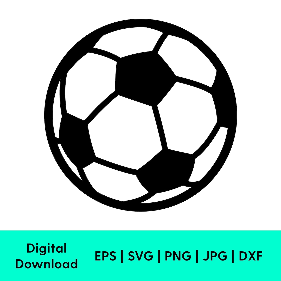 Soccer Ball - Vector - Digital Download - Eps, Svg, Png, Jpg & Dfx ...