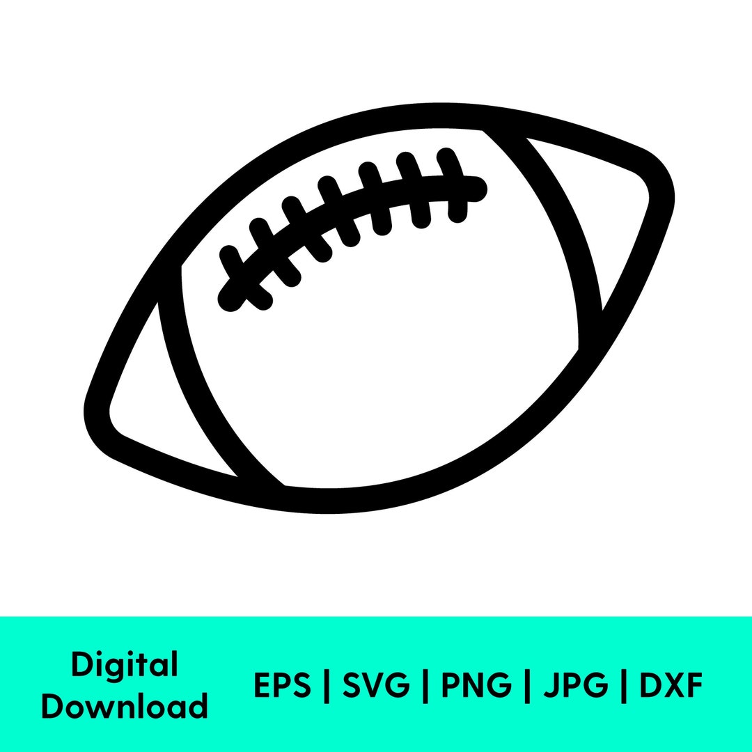 America Football Ball - Vector - Digital Download - Eps, Svg, Png, Jpg ...