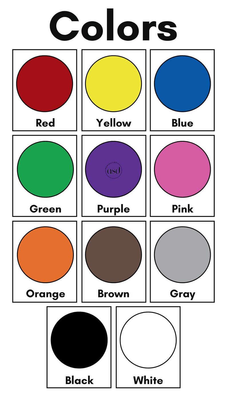 Colors-english-daycare-montessori-homeschool-speech Therapy-aba Therapy ...