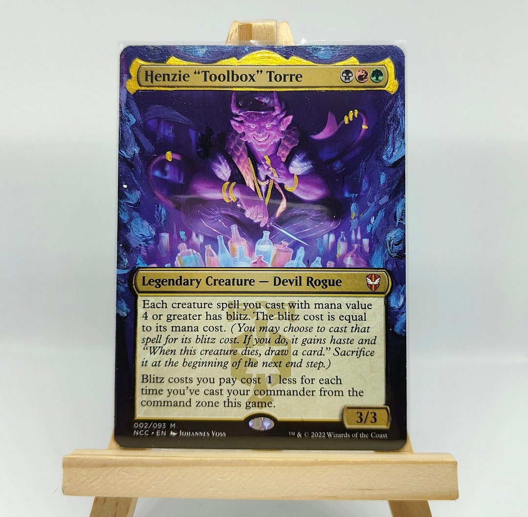 MTG Altered Card Henzie toolbox Torre Hand - Etsy