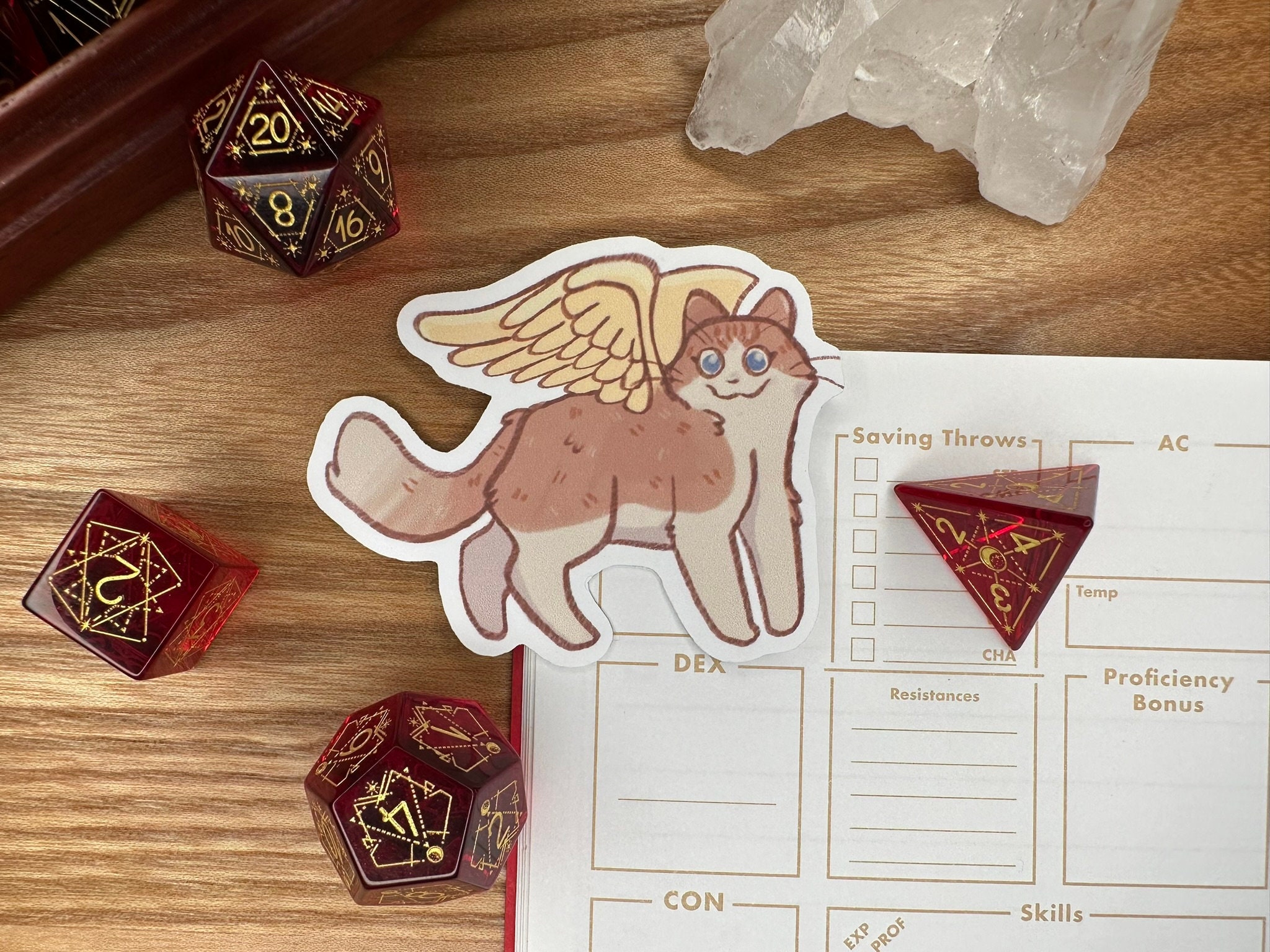 TTRPG dnd, Pathfinder Inspired Monster Stickers Stationary for ...