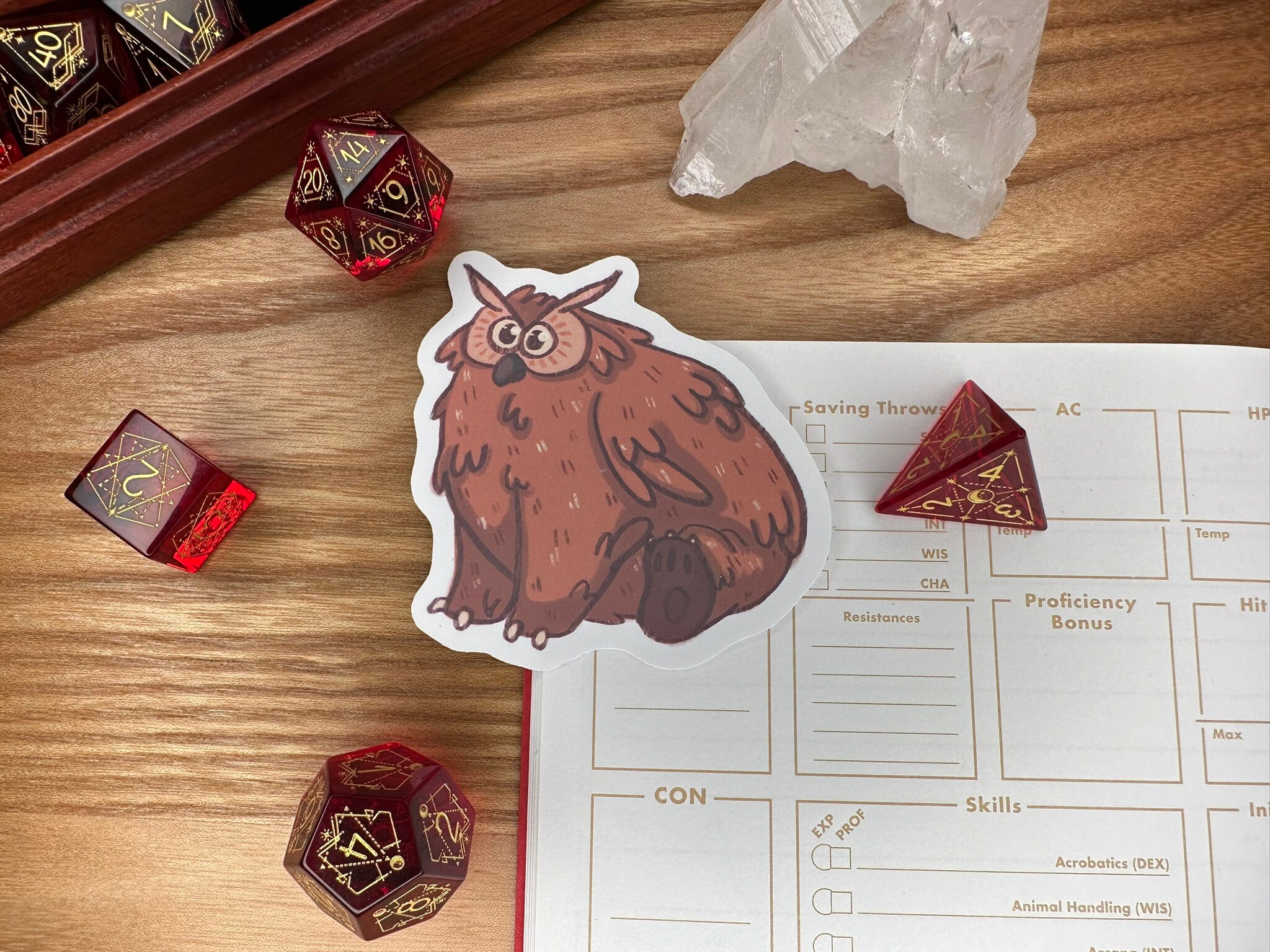 TTRPG dnd, Pathfinder Inspired Monster Stickers Stationary for ...