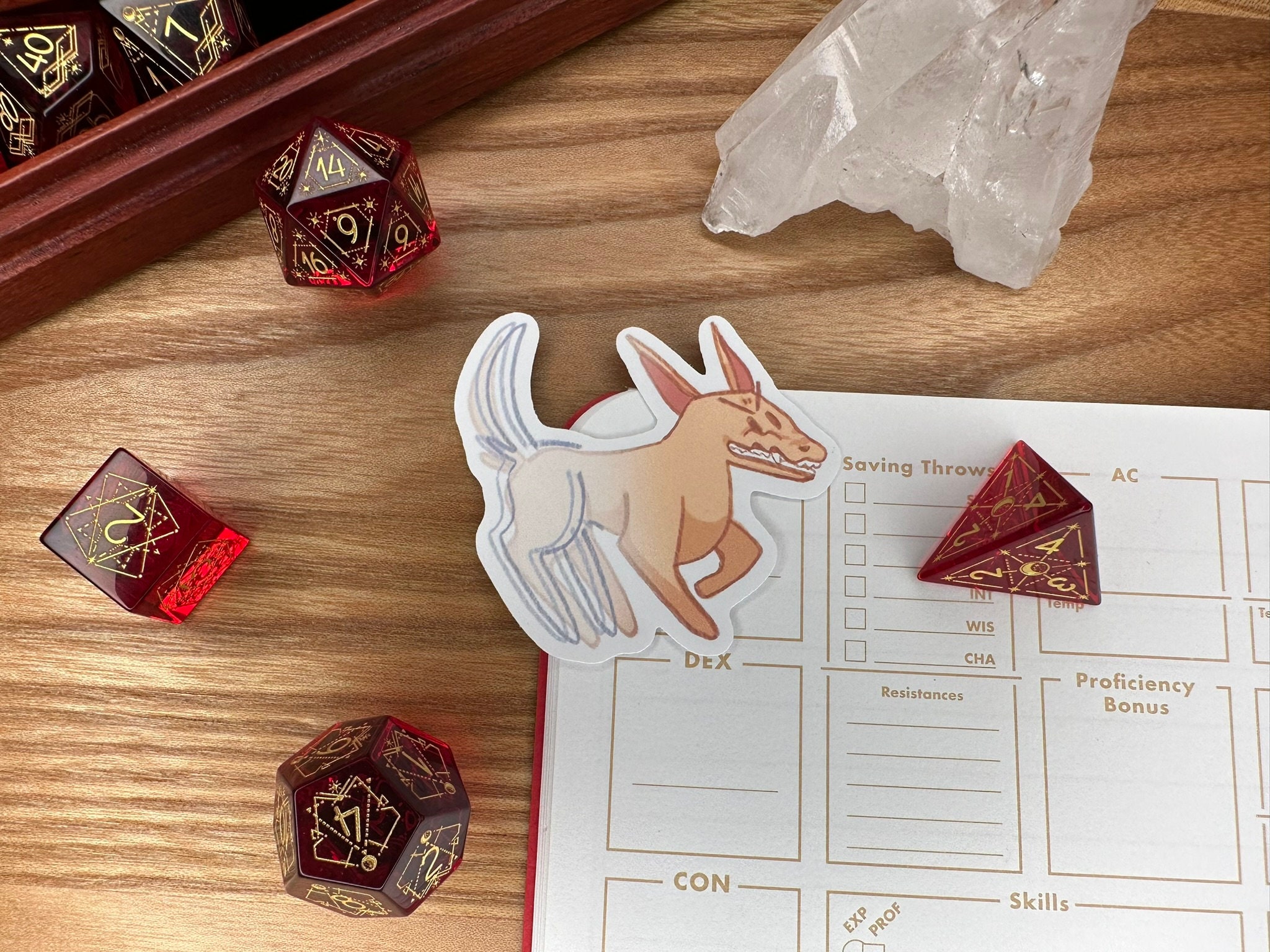TTRPG dnd, Pathfinder Inspired Monster Stickers Stationary for ...