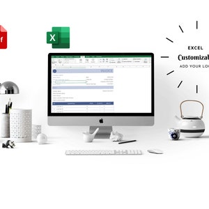 Excel & PDF Ready Invoice Template - French Versions Included - Etsy