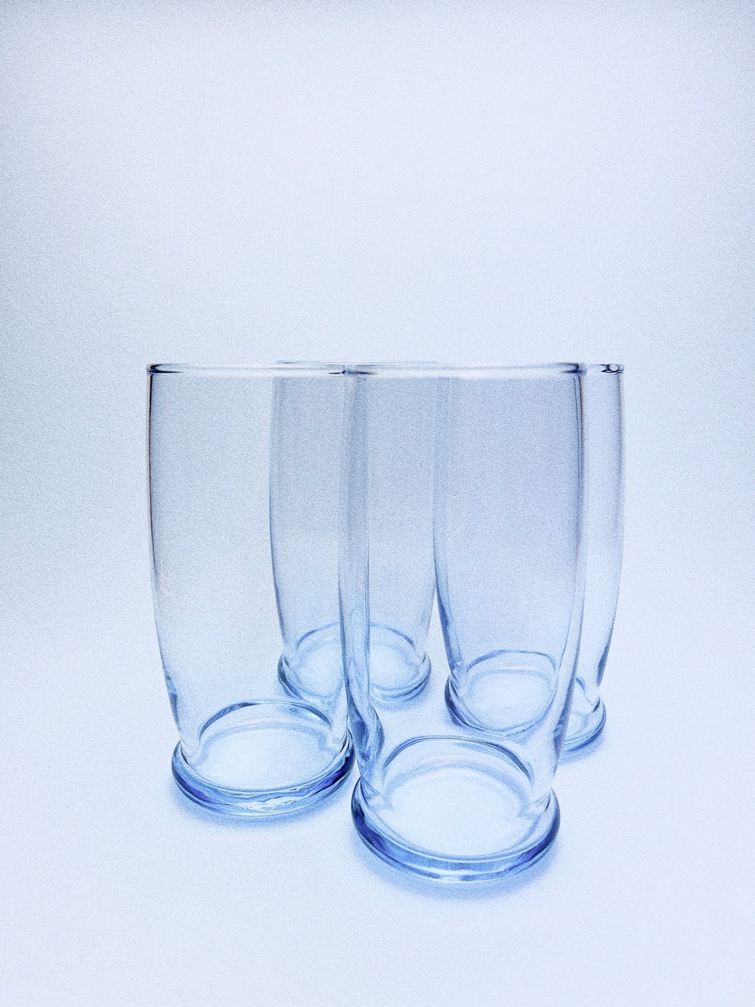 Vintage Misty Blue Libbey Water Glasses, Set of 4 - Etsy