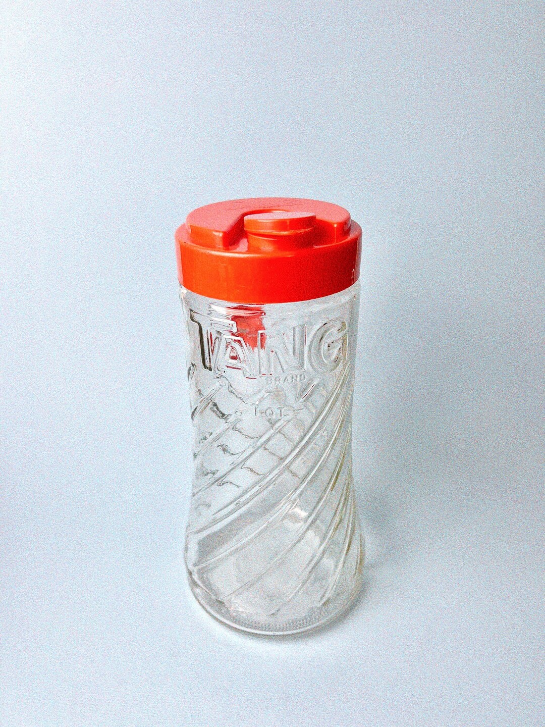 Vintage Tang Glass Juice Pitcher - Etsy