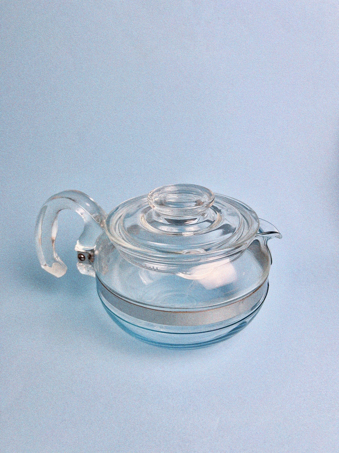 Vintage Glass PYREX Flameware Stovetop Teapot 6 Cup - Etsy