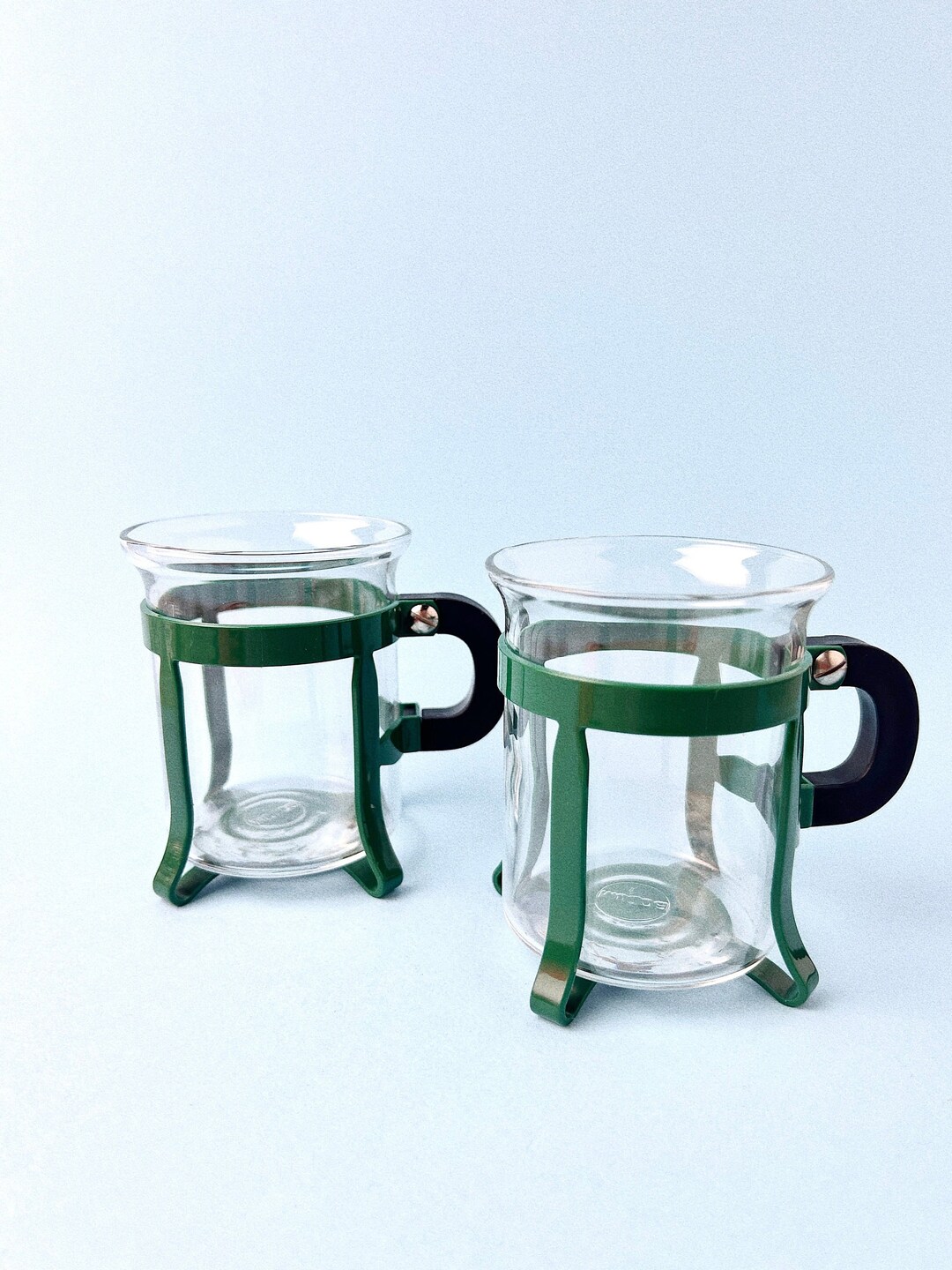 Vintage Bodum Chambord Java Mugs, Set of 2 | Dark Green - Etsy