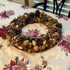Holiday Nut Wreath - Etsy