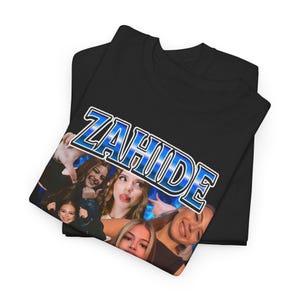 Retro Zahide Bootleg Shirt, Vintage Graphic Tee, Unisex Cotton Tshirt ...