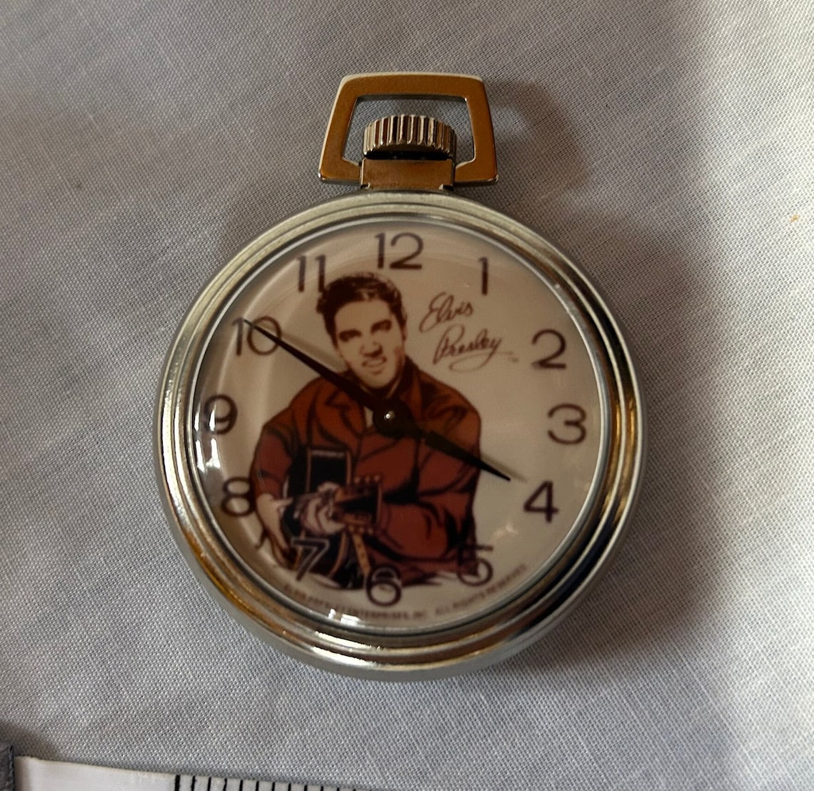Vintage Elvis Presley Mechanical Pocket Watch - Etsy
