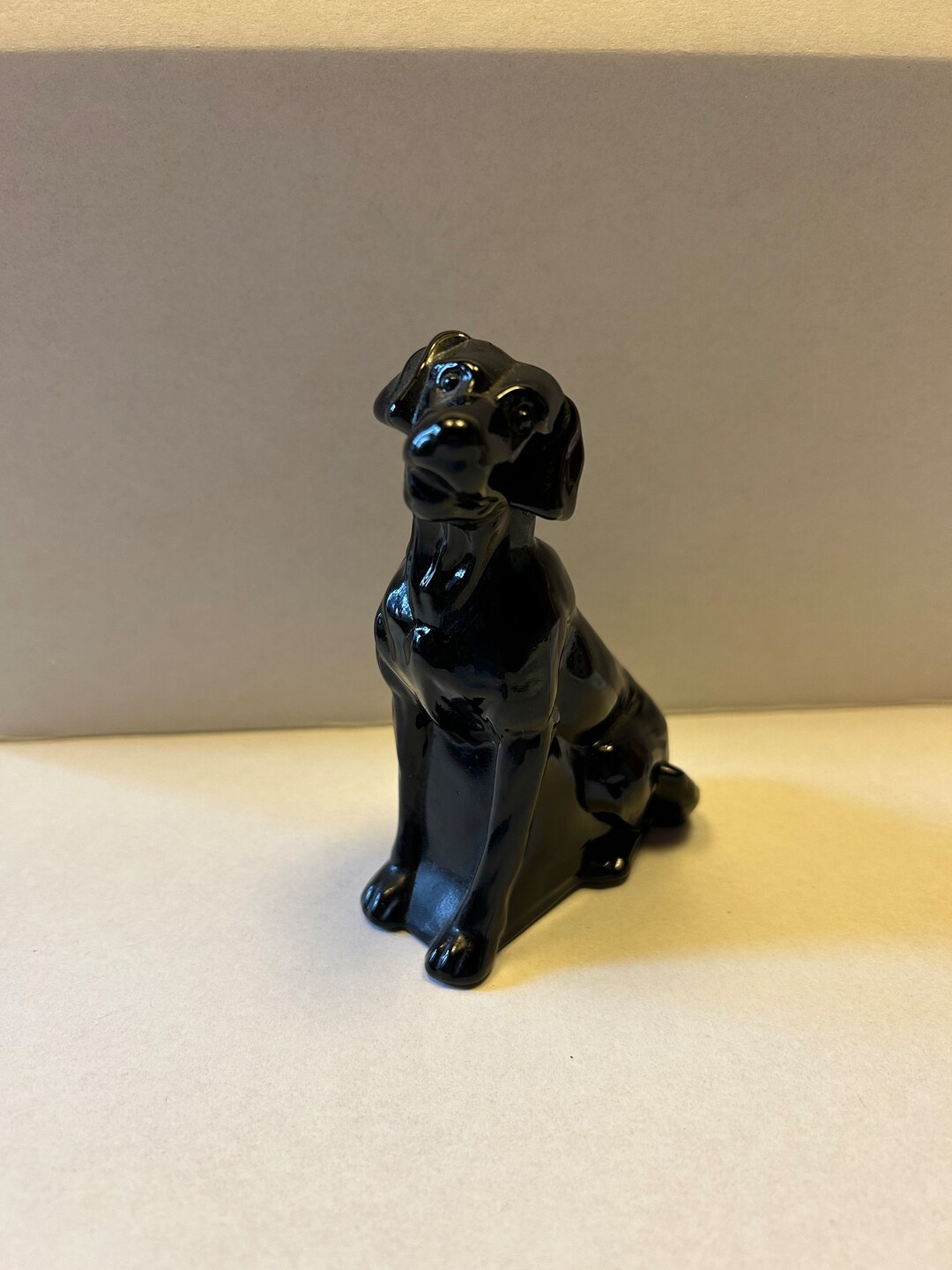 Mosser Black Glass Labrador Dog - Etsy