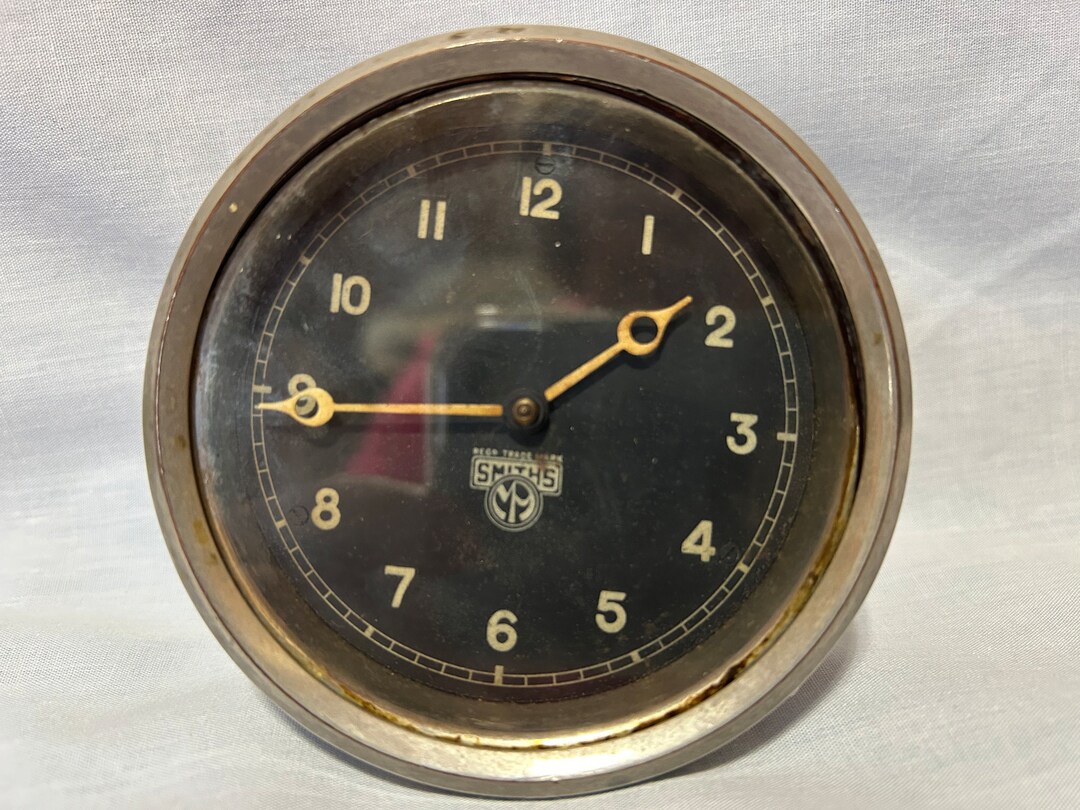 Antique Smiths Auto Dashboard Clock - Etsy