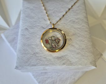 Lion King Inspired Floating Charm Locket Necklace - Etsy