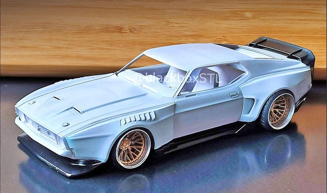 1971 Mustang Boss 351 WB Wide Body Kit 1/25 - Etsy