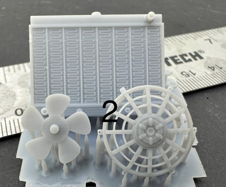 1/24 1/25 Big Block Radiators 3d Printed - Etsy