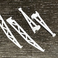 3D Printed 26 Scale-inch “ATL 404” Style Wheels for 1/24 1/25 Model Car ...
