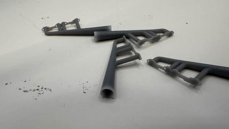 Two Sets of 1/25 Scale, Rat Rod Headers - Etsy