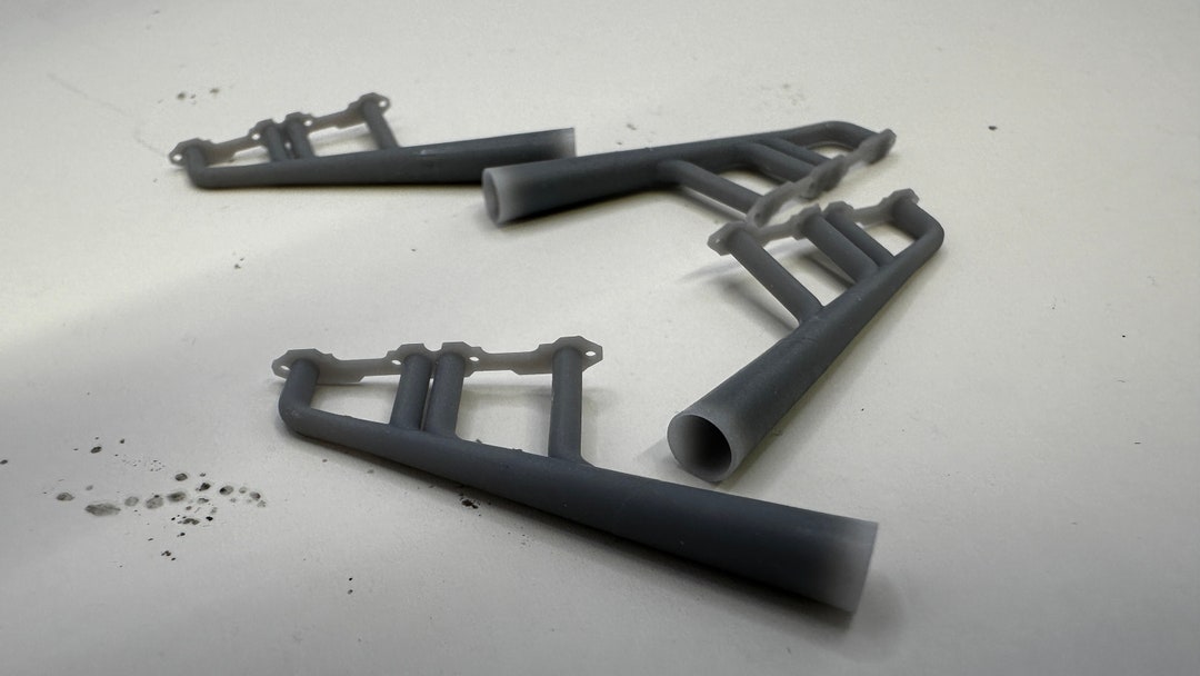 Two Sets of 1/25 Scale, Rat Rod Headers - Etsy