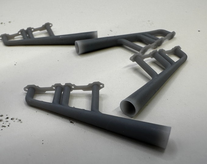 Two Sets of 1/25 Scale, Rat Rod Headers - Etsy