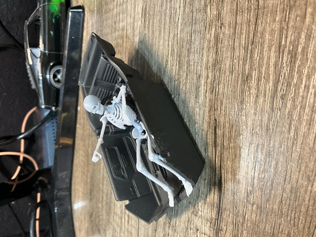3D Printed Skeleton Driver Model Car - Etsy