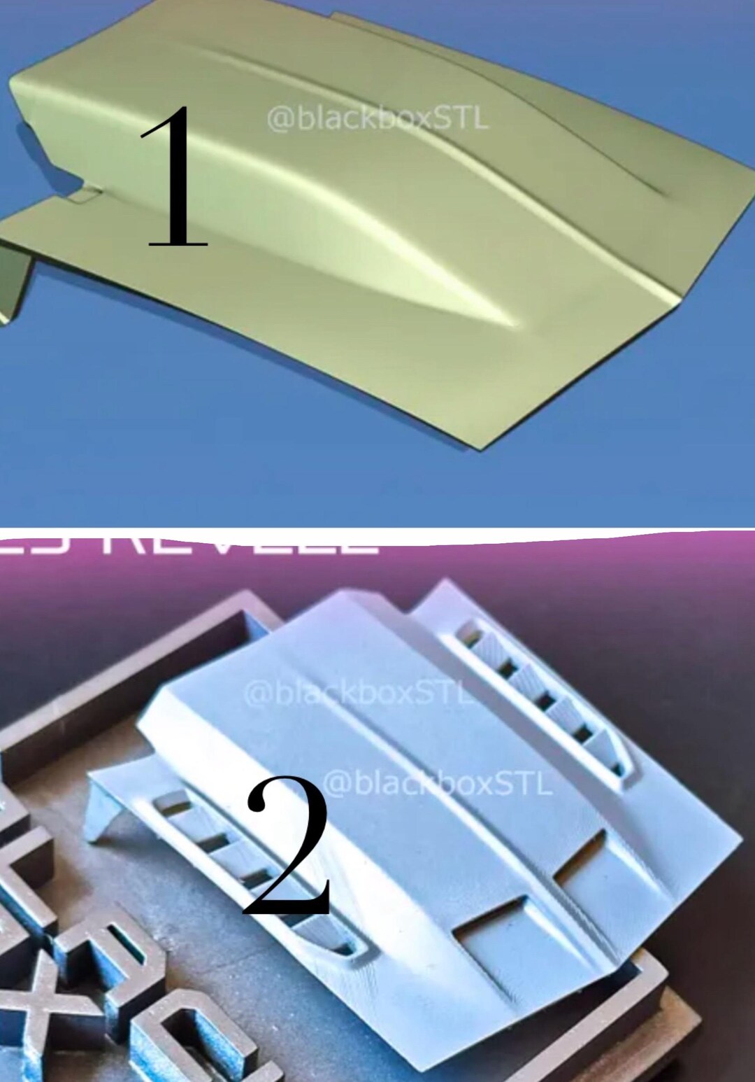 1:25 Camaro Hood 2 Styles 3d Printed - Etsy