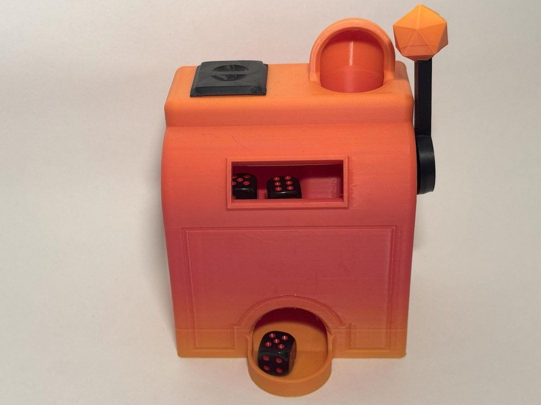 Slot Machine Dice Tower | Unique Gaming Accessory, Perfect for Tabletop ...