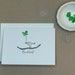 Sea Glass Card good Luck Wishes Greeting Card Thinking of You Unique ...