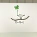 Sea Glass Card good Luck Wishes Greeting Card Thinking of You Unique ...