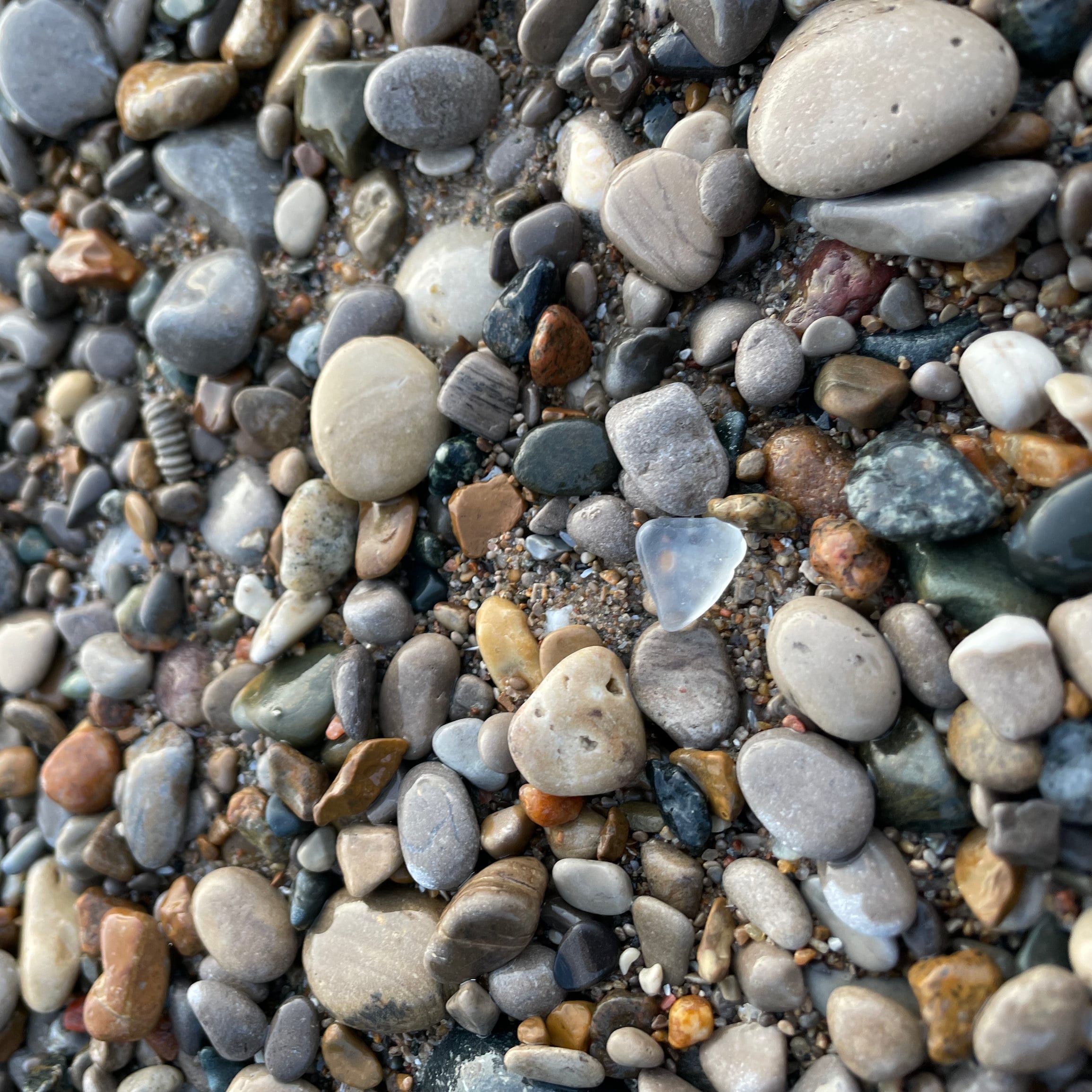 Sea Glass Birthday Card "make a Wish" Happy Birthday Unique Card ...