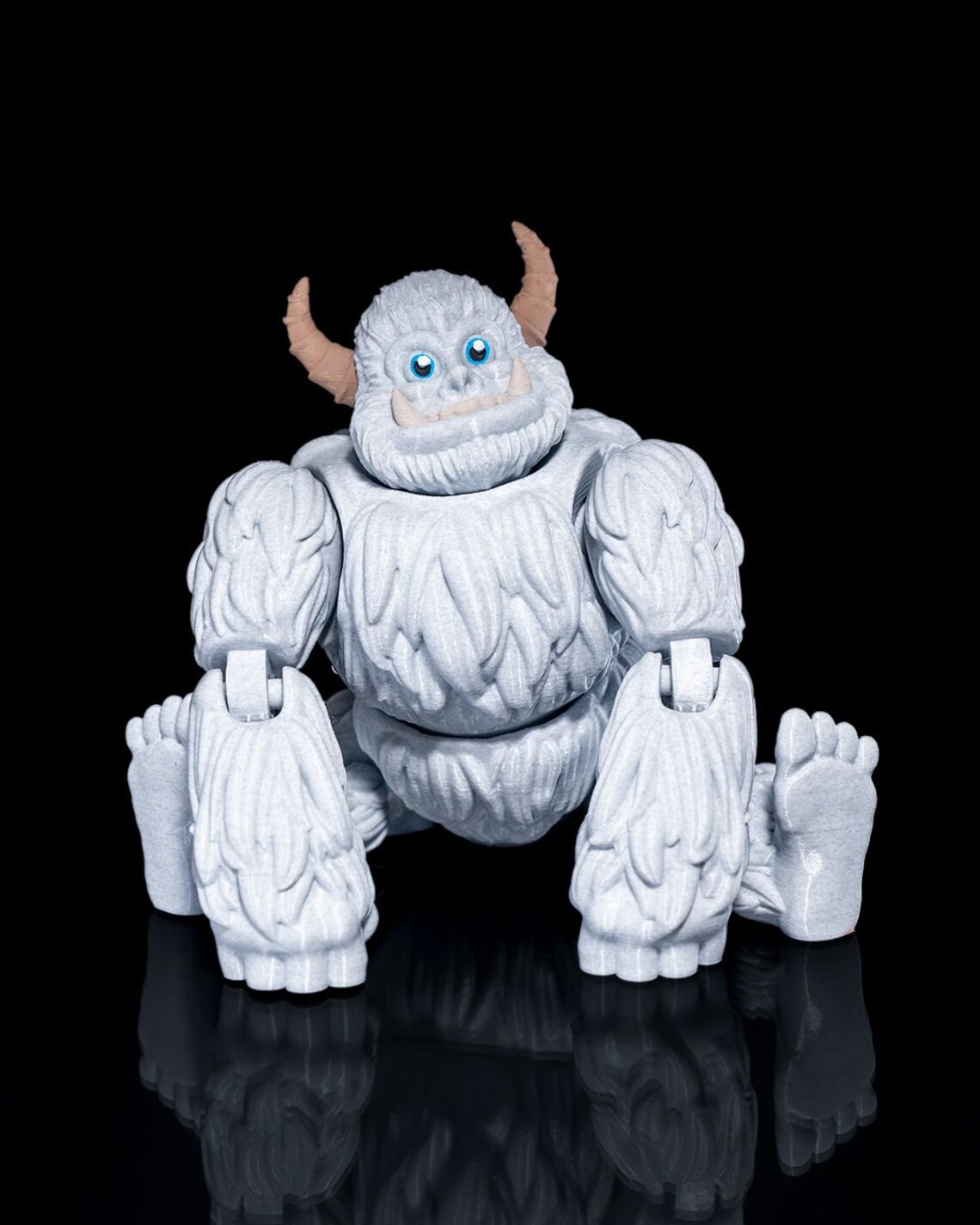 3D STL File Articulated Yeti to 3D Print at Home - Etsy Canada