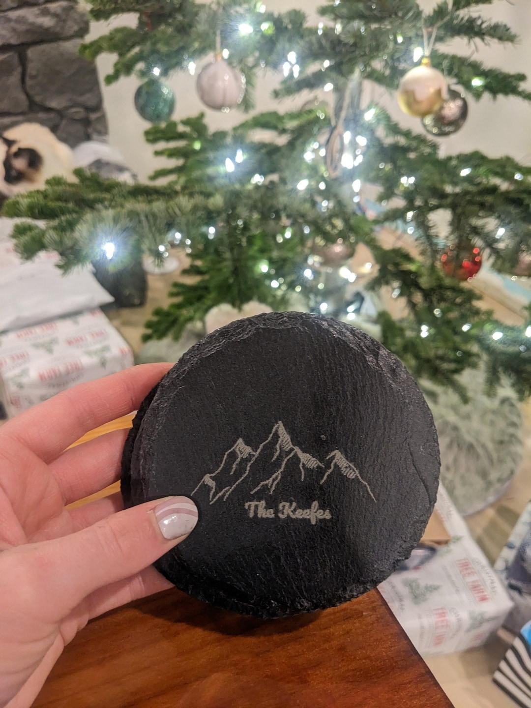 Custom Engraved Slate Coasters - Etsy