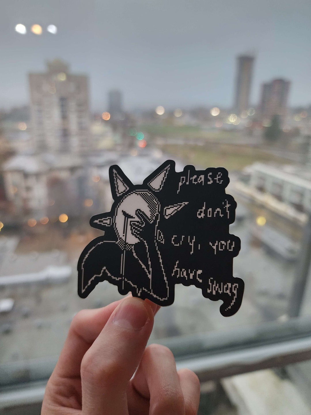 Swag Horror Pixel Art Sticker - Etsy